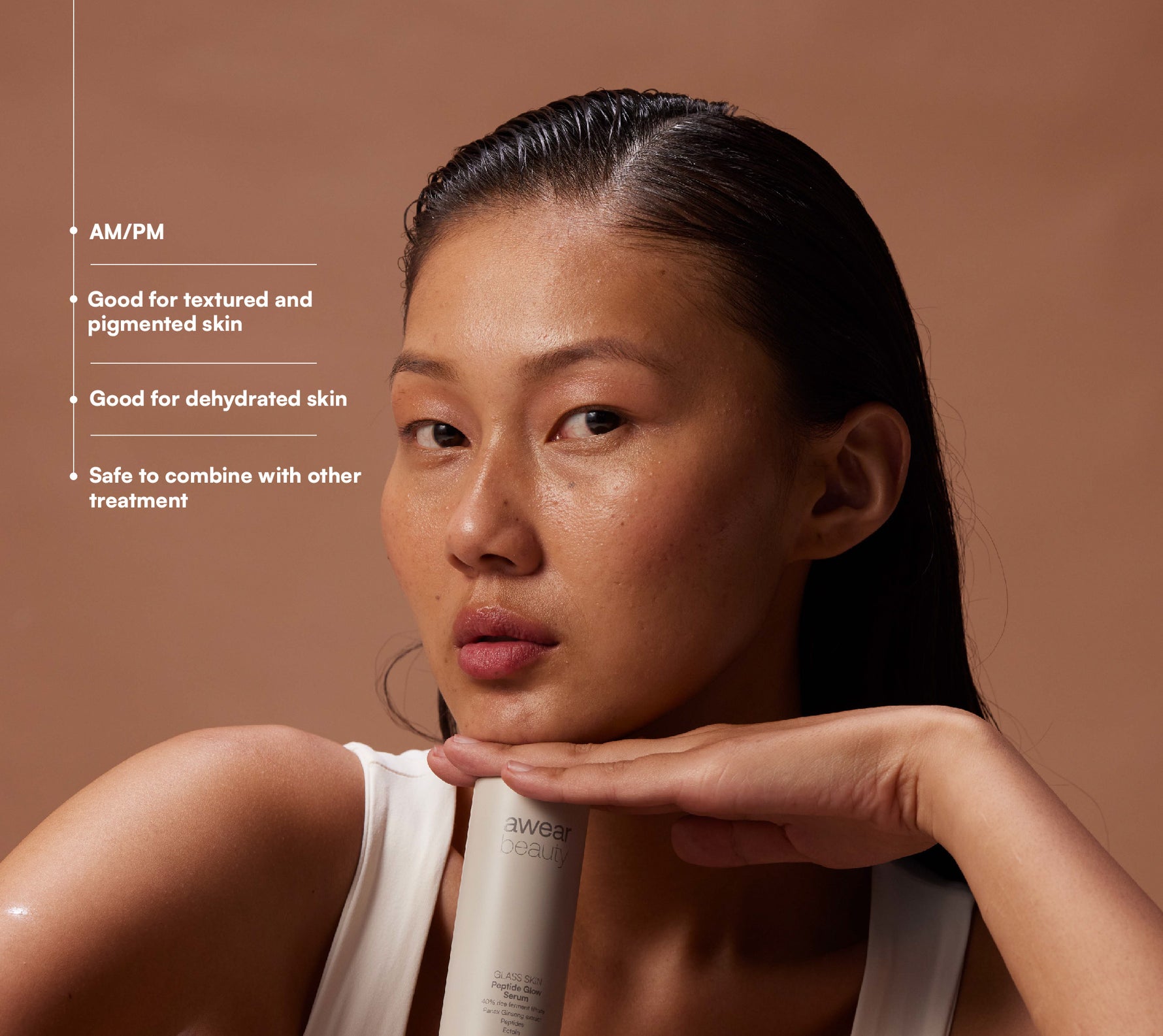 Peptide Glow Serum - Acne Solutions for Skin | Awear Beauty